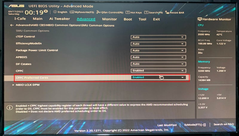 ASUS 메인보드 바이오스에서 라이젠 PBO 설정하기 : 네이버 블로그