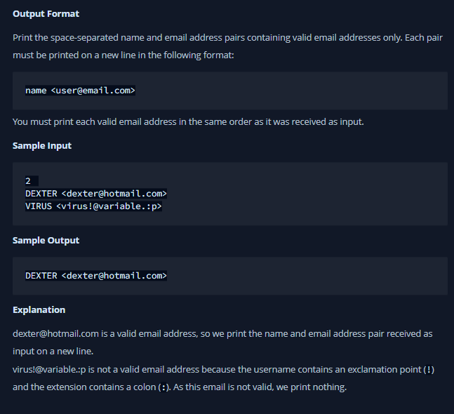 Python_Validating and Parsing Email Addresses_HackerRank : 네이버 블로그