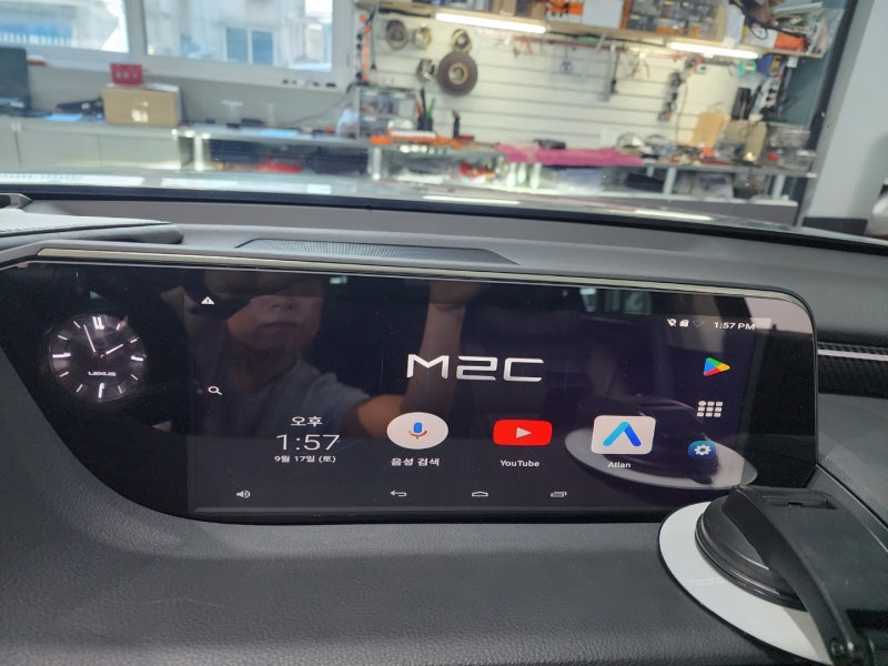 렉서스 ES300H M2C200A 안드로이드 올인원 셋탑형 카블릿 매립 : 네이버 블로그