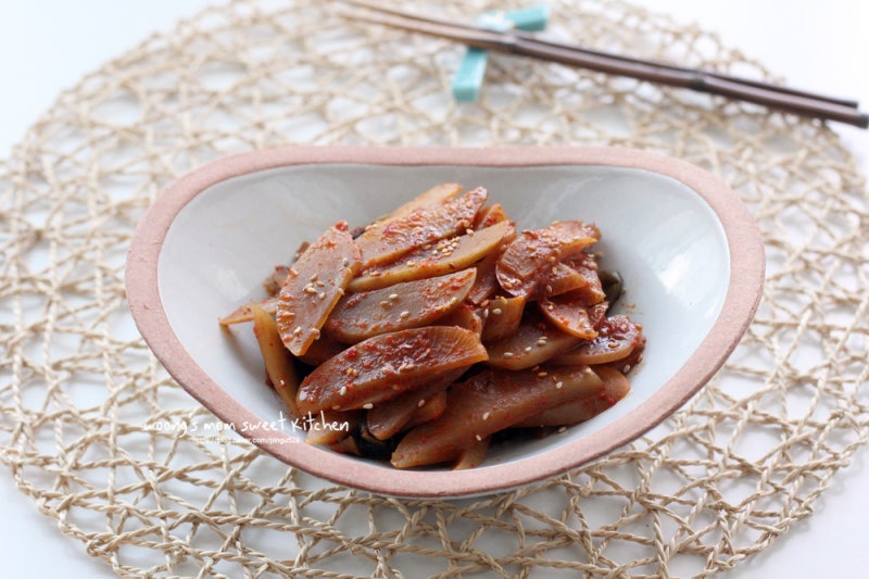 총각김치 볶음 만드는법 묵은 총각김치 지짐 알타리무지짐 씻은 묵은지볶음 네이버 블로그