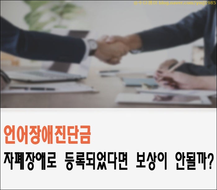 언어장애진단금 자폐 진단일 때 받기 어려운 이유 네이버 블로그