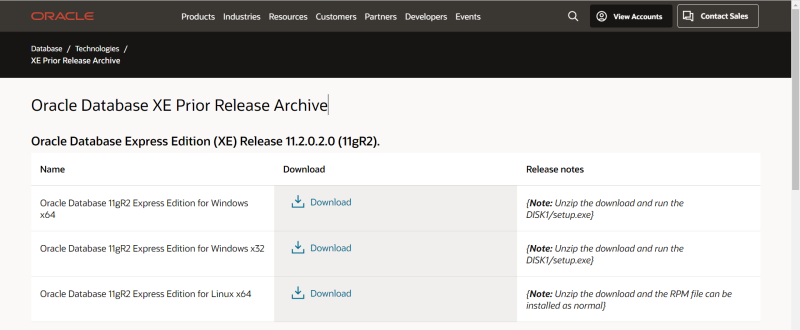 오라클 11g 설치 & SQL Developer 설치 : 네이버 블로그