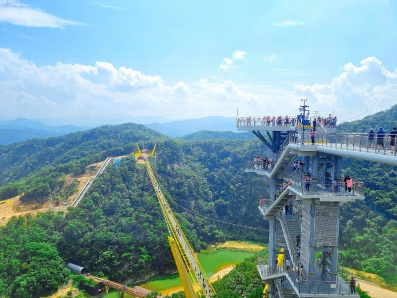원주 소금산 그랜드밸리 왕복 꿀팁등산시간 매표소 코스 네이버 블로그