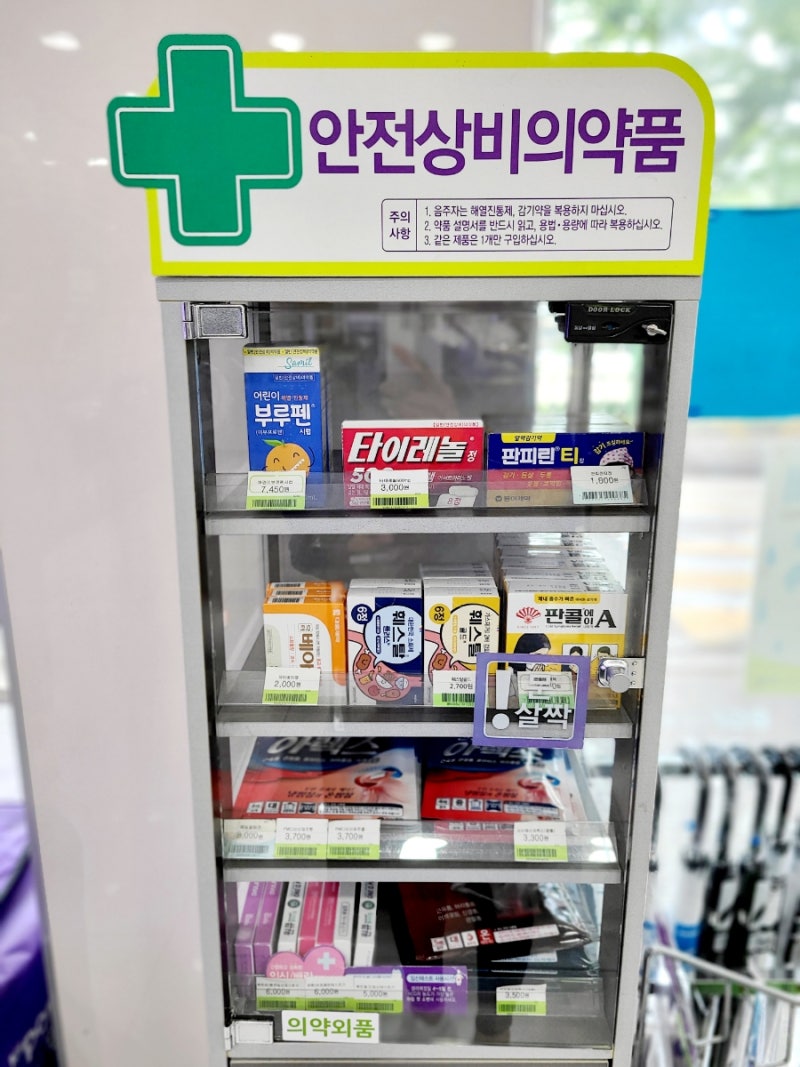 편의점약 편의점 해열제 소화제 종합감기약 종류 타이레놀 부루펜 판피린 판콜에이 베아제 훼스탈 파스 Ft 안전상비