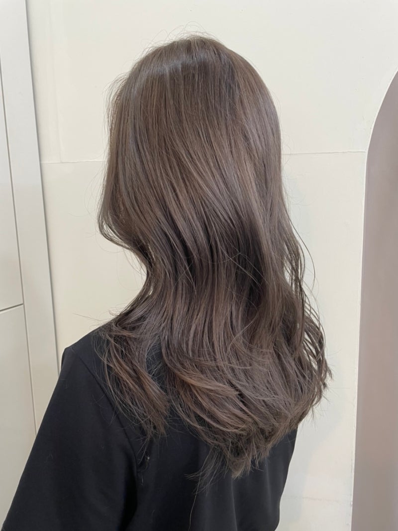 가을에 잘 어울리는 애쉬브라운 톤다운염색 네이버 블로그