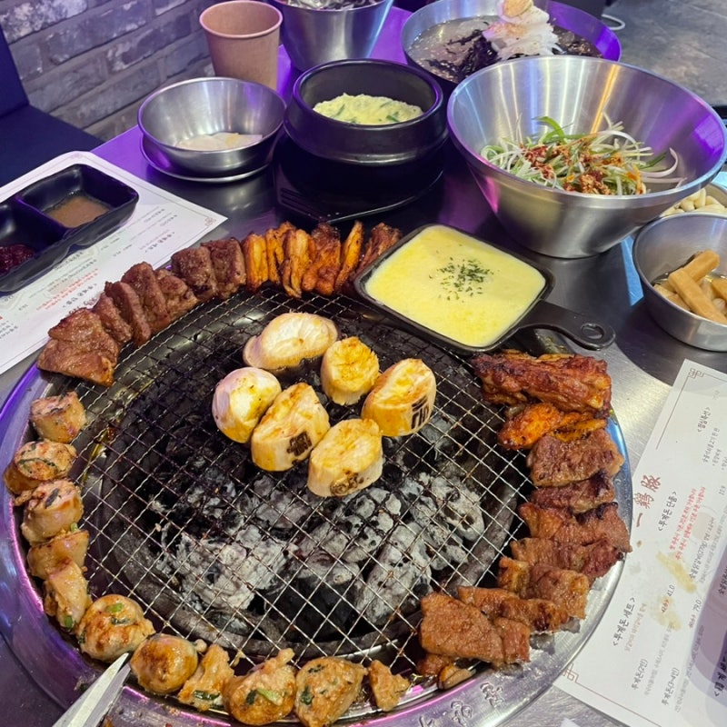 창원 상남동 고깃집 회식하기 좋은 돼지갈비 맛집 투계돈 숯불갈비” 네이버 블로그