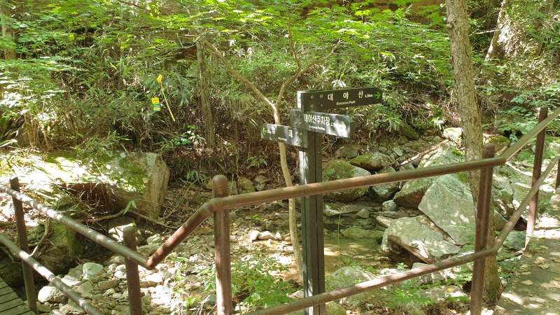 경북 문경 827 대야산 최단코스블랙야크 100대 명산 용추계곡소형주차장 용추폭포 월영대 밀재