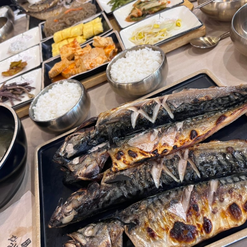 익산 어양동 달빛에 구운 고등어 평일 점심 특선 화덕 고등어 구이노르웨이산 10500원 ×4인 전어구이 네이버 블로그