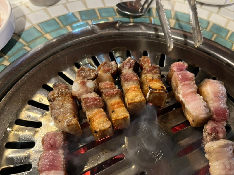 망원 망원동 고깃집 숯불 초벌 숙성 삼겹살이 맛있는 강화통통생고기 본점 네이버 블로그