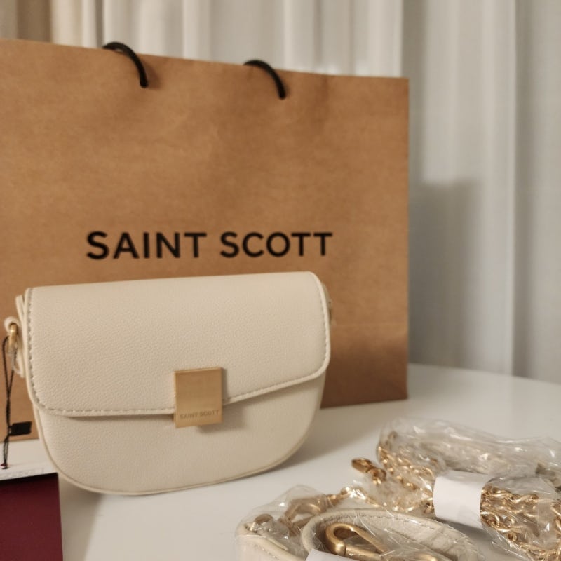 두달사용후기 중저가여자가방추천브랜드미니백추천 내돈내산 Saint Scott 에밀리 미니 도트백 Gcr506한선화백🐾