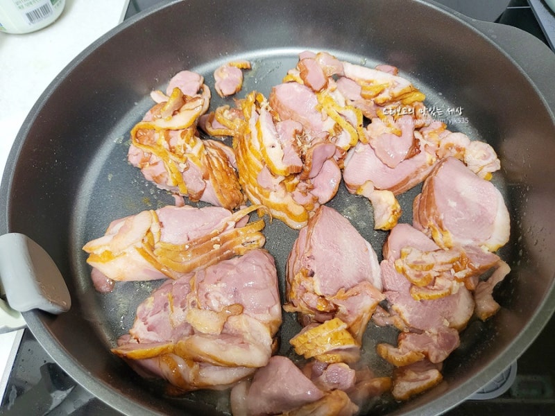 훈제오리 부추무침 샐러드 소스 오리훈제 부추무침 요리 훈제오리고기 네이버 블로그