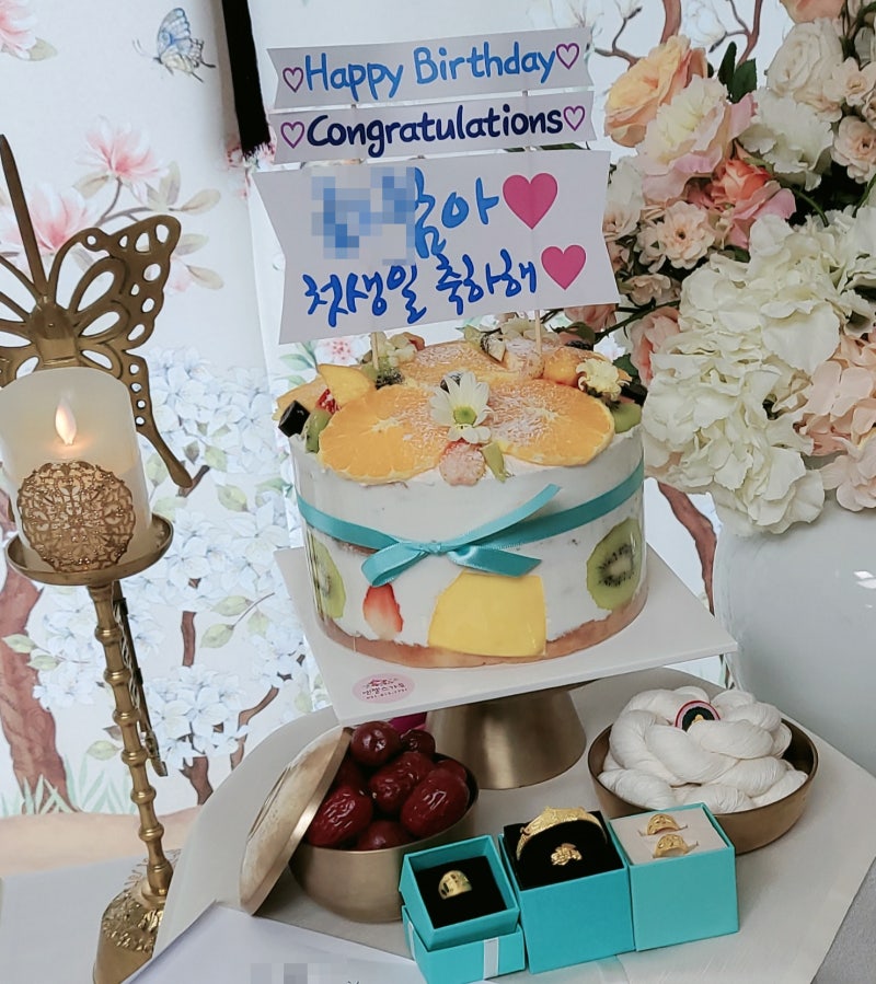 동탄 케이크 맛집 엔젤스 가든 과일 듬뿍 맞춤케익 네이버 블로그