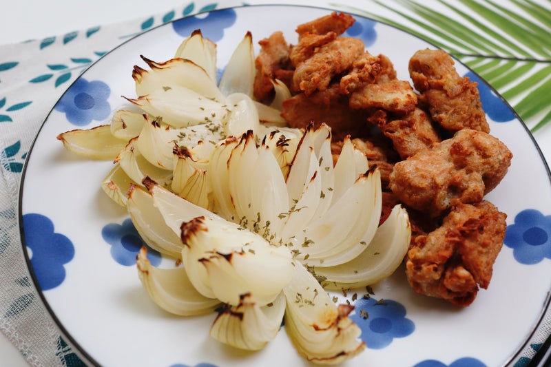 에어프라이어 양파구이 사이드 메뉴 만들기 : 네이버 블로그