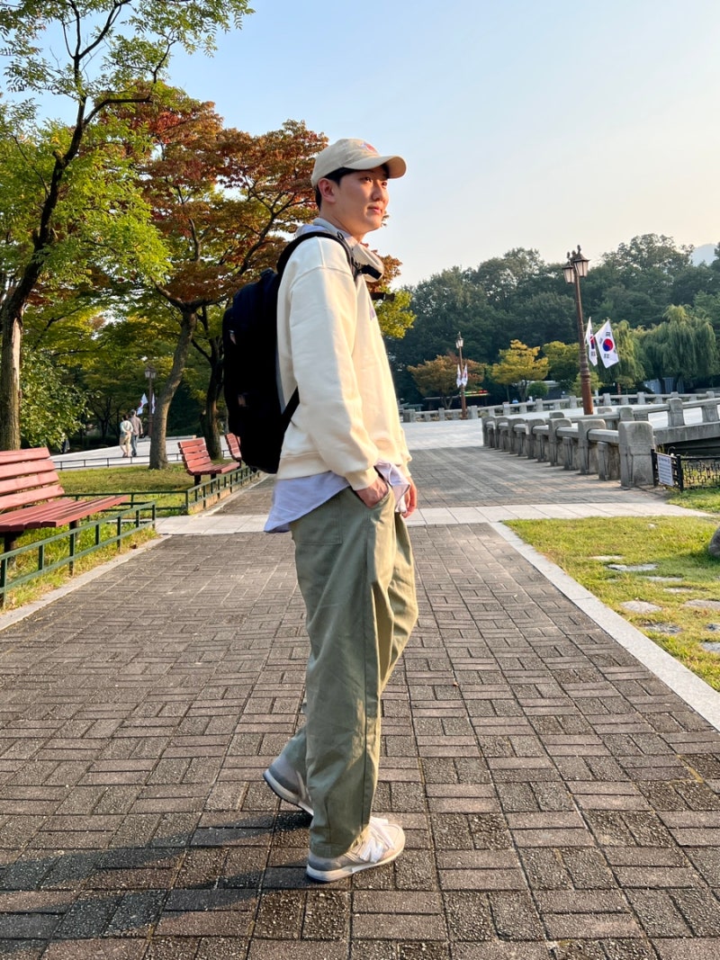 꾸안꾸 코디에 딱인 디나이언트 백팩 코디 리뷰 남자백팩추천 네이버 블로그