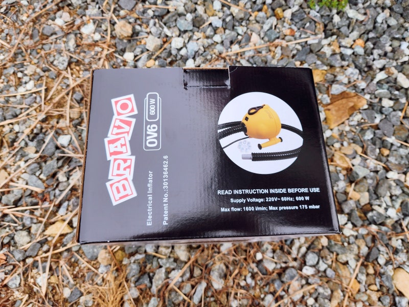 브라보 OV6 전동펌프로 네이처하이크 에어텐트 13.2 접기 : 네이버 블로그