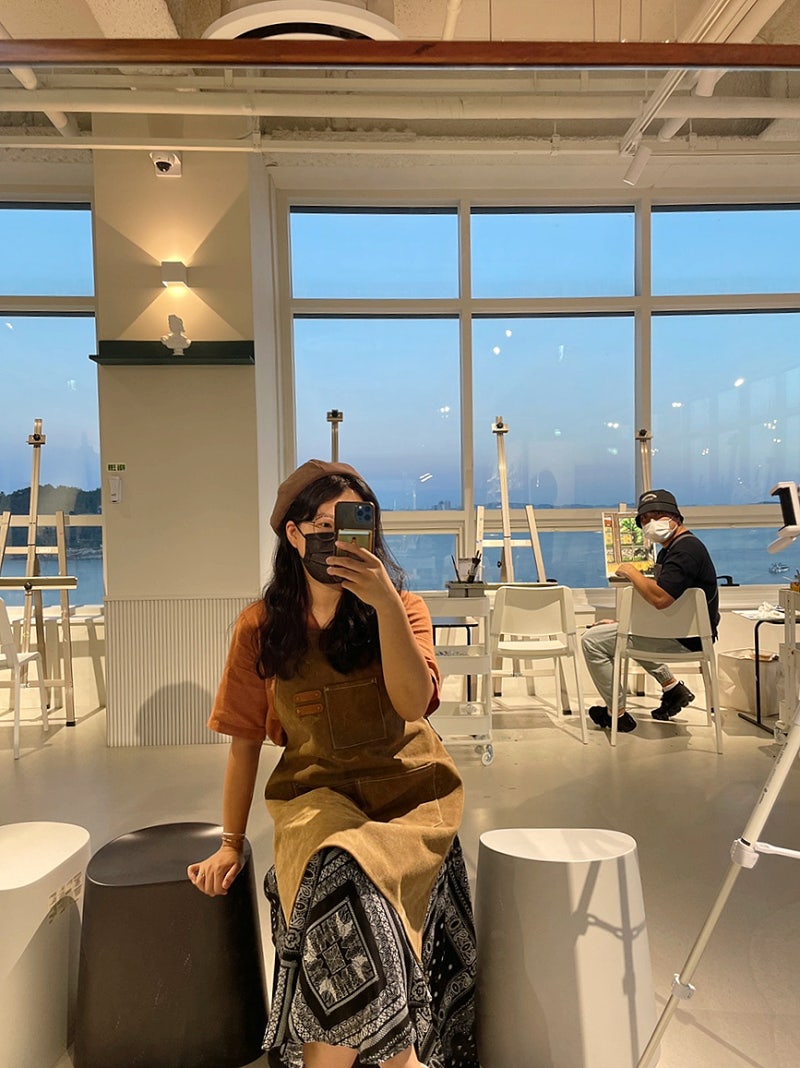 영종도 데이트 바다를 보며 그림 그리는 성수미술관 : 네이버 블로그