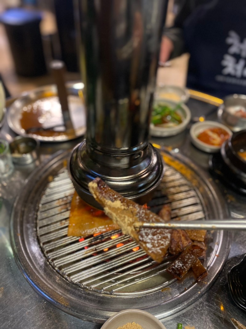 노량진 장승배기 돼지갈비 맛집 옛날그집 껍데기도 추천드려요 메뉴판 영업시간 네이버 블로그