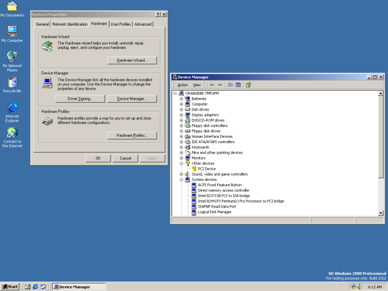 Microsoft Windows XP (Codename Whistler) 5.0.2202.1 Pre-Beta : 네이버 블로그