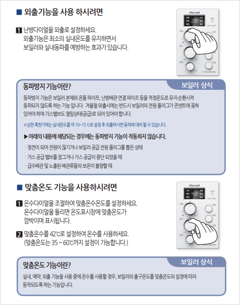 귀뚜라미 실내온도조절기 NCTR-6000 NCTR-6100 사용설명서 난방 온수 설정하는방법 : 네이버 블로그