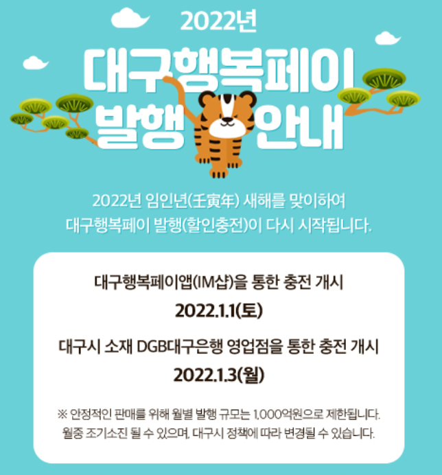 대구행복페이 카드발급 온라인 충전 네이버 블로그