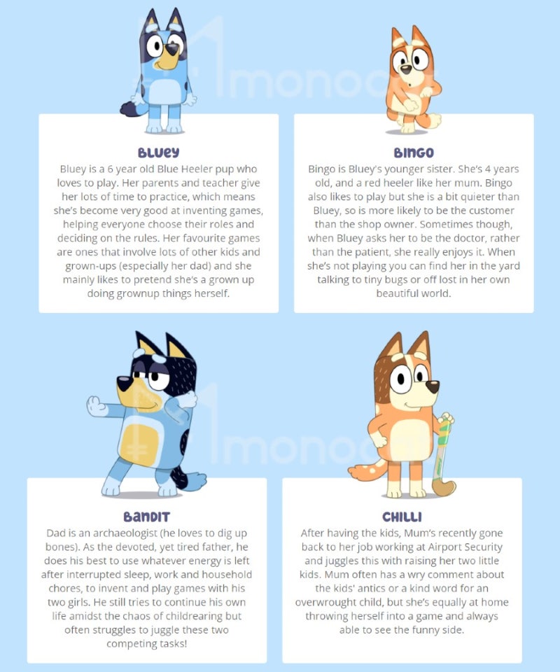 블루이 (Bluey) 색칠공부 : 네이버 블로그