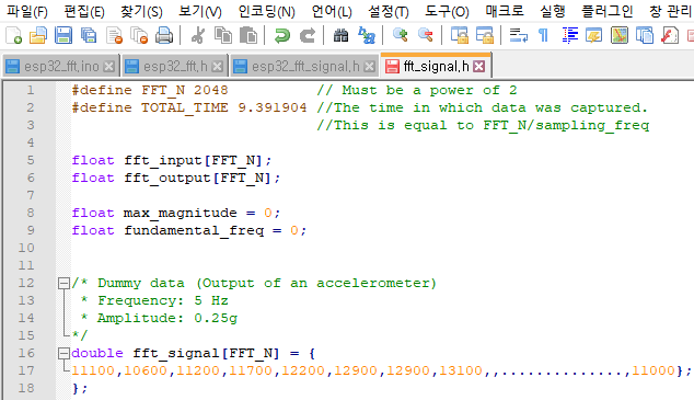 아두이노(Arduino) 및 ESP32 기반 FFT 계산용 Robin Scheibler's Library 사용하기 : 네이버 블로그