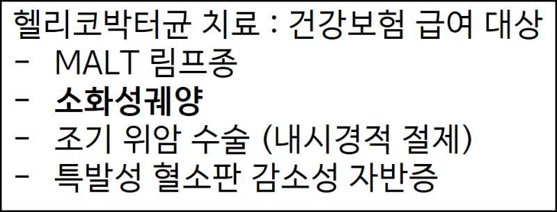 헬리코박터균 제균치료 1차 제균 대상 약 복용법 부작용 주의사항 등 네이버 블로그