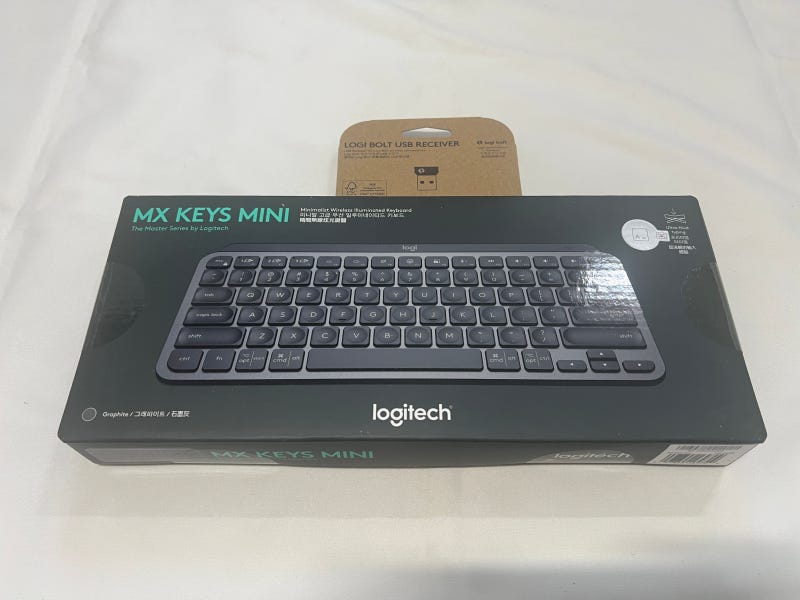 로지텍 MX Keys Mini 블루투스 키보드 리뷰(Logi Bolt로 연결해보기!) : 네이버 블로그