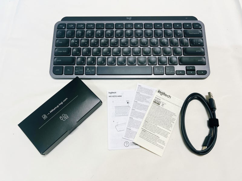 로지텍 MX Keys Mini 블루투스 키보드 리뷰(Logi Bolt로 연결해보기!) : 네이버 블로그