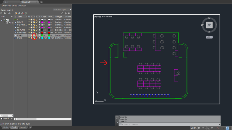 오토캐드[Auto CAD] _ 배치탭 MV 만들기 [MVIEW / 엠뷰] - 영어 ver. : 네이버 블로그