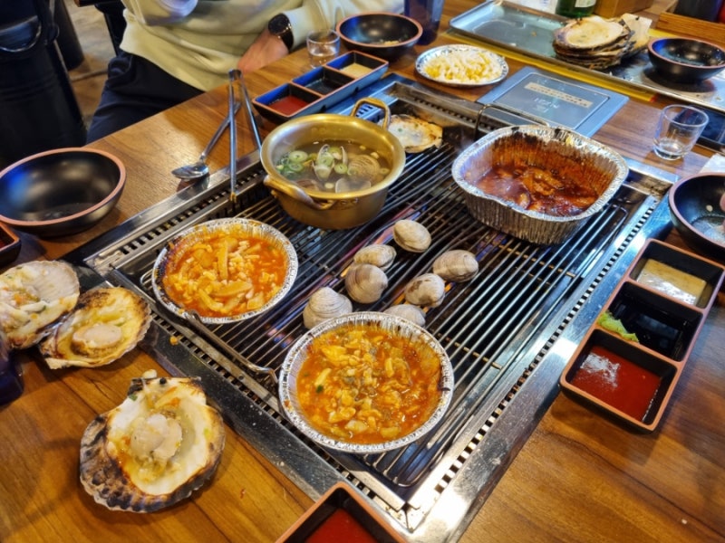 구미 옥계맛집 조개집 조개구이 조개삼합 해산물 맛집 네이버 블로그