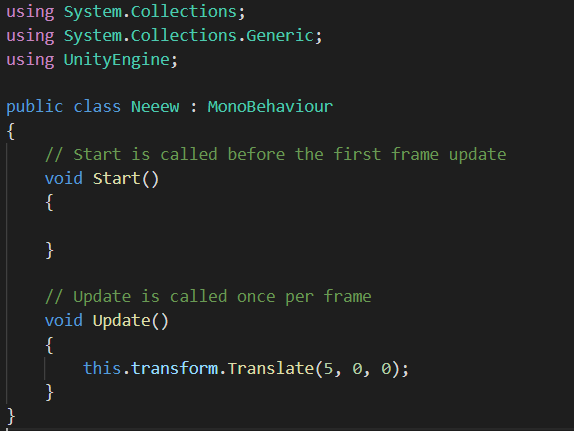 [유니티 공부: 3일차] 유니티 Unity - transform.Translate/transform.Rotate/Count ...