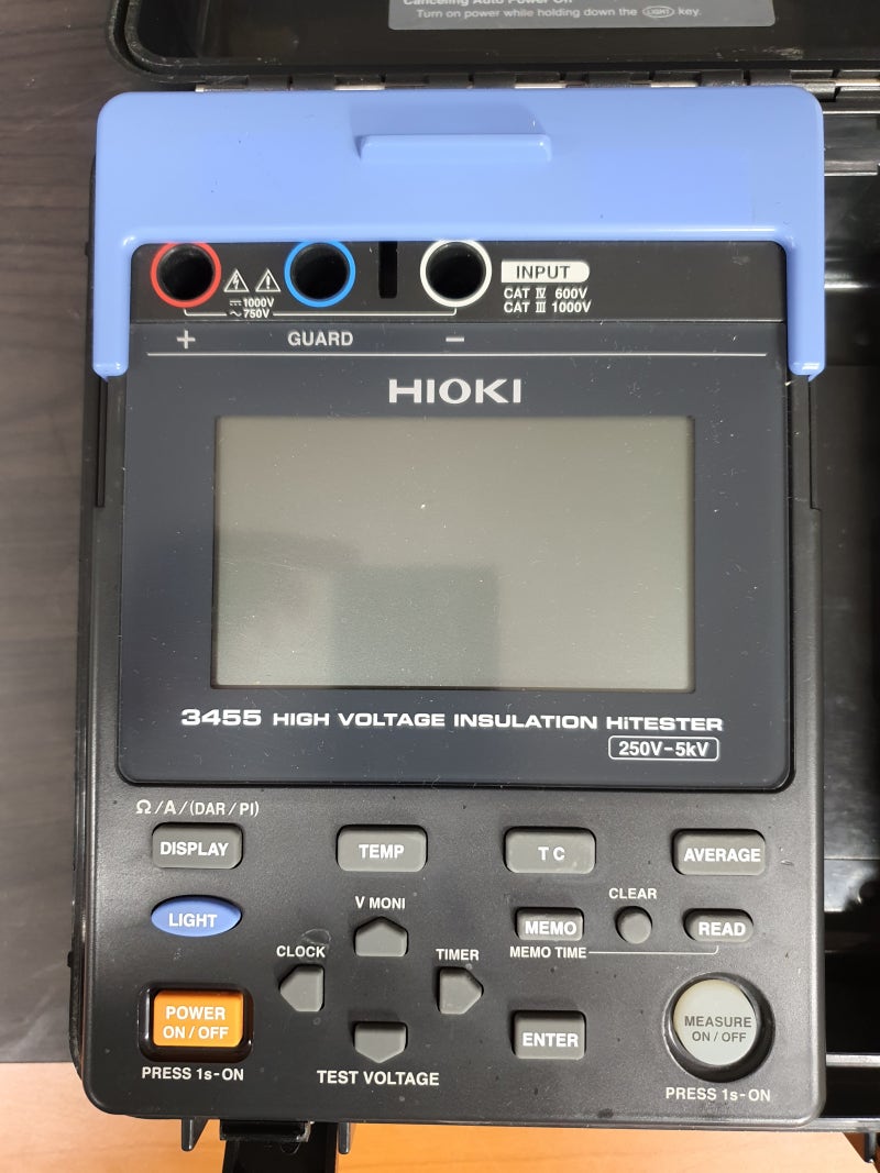 중고 Hioki 3455 고전압 절연 저항계 판매 렌탈 : 네이버 블로그