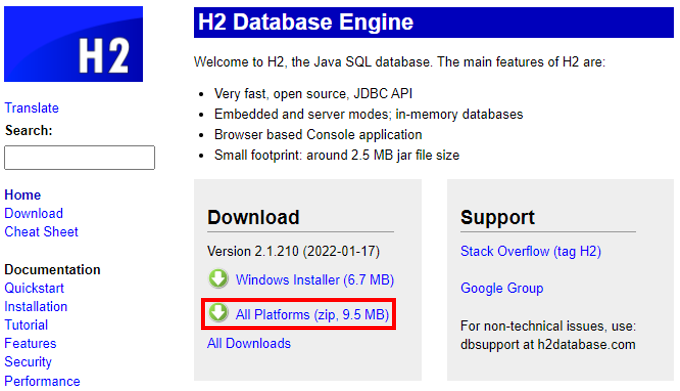 [H2 Database]H2 Database 설치 및 간단 사용법 : 네이버 블로그