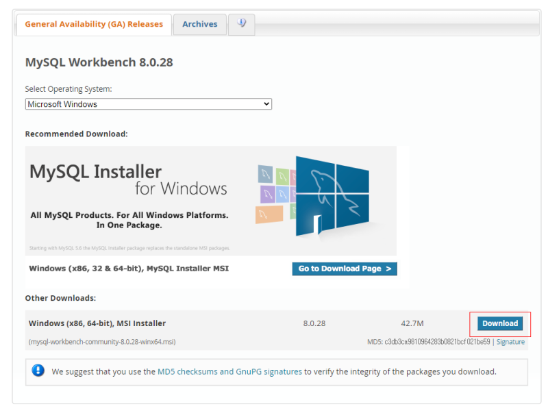 [MySQL] 워크벤치(Workbench) 다운로드 및 설치 : 네이버 블로그