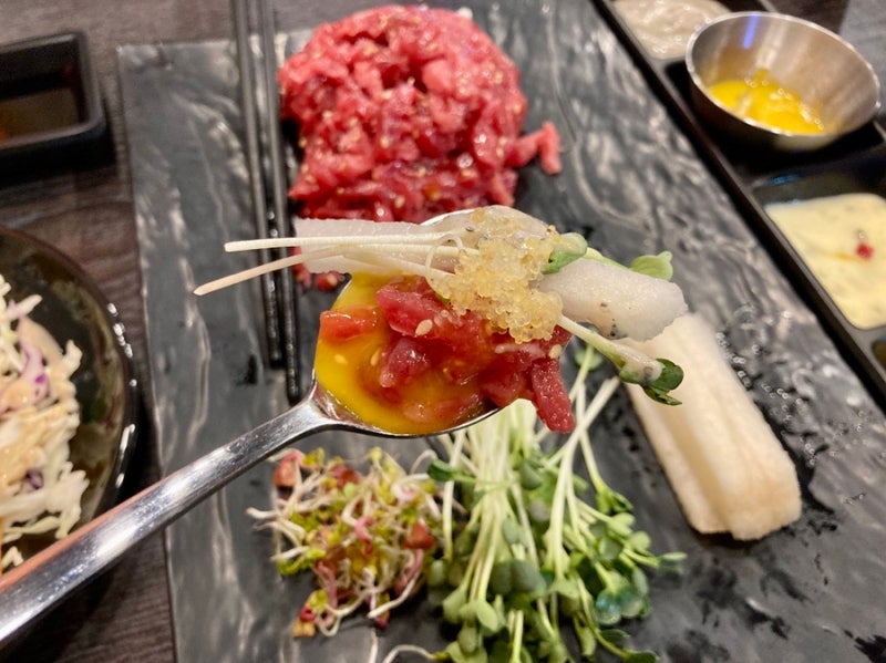 계산택지 맛집 낮술하기도 좋은 무한리필 술집 육회로운연어생활 네이버 블로그