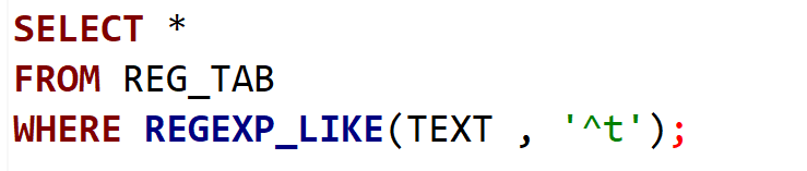 SQL - SQL의 정규식(RegExr)과 REGEXP_LIKE 함수 : 네이버 블로그