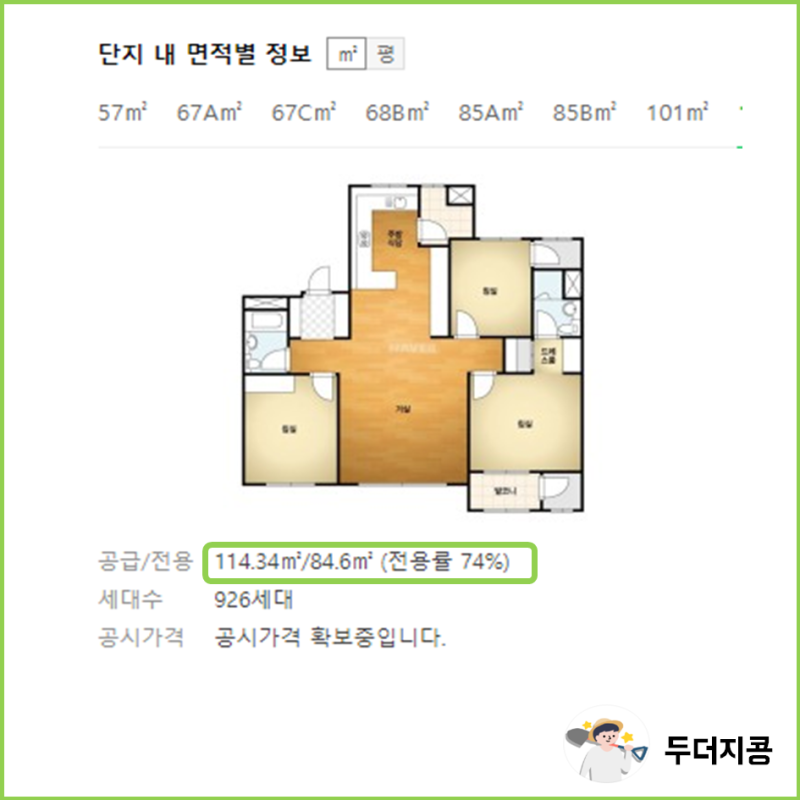 59m2몇평 ㅣ 17평인가요? 25평인가요?(공급면적과 전용면적의 차이를 알아보자 84m2몇평, 99m2 몇평,102m2 몇평) : 네이버 블로그