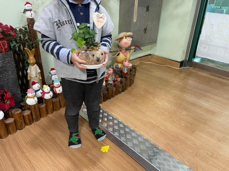 찾아가는 유치원 원예체험 토피어리 만들기 아이비식물심기 새학기 원예키트 추천해요 네이버 블로그