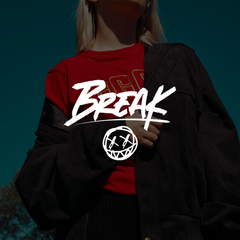 힙한 스튜디오 로고, 브레이크 스튜디오(BREAK STUDIO) BI, CI 로고 디자인 제작 과정 : 네이버 블로그