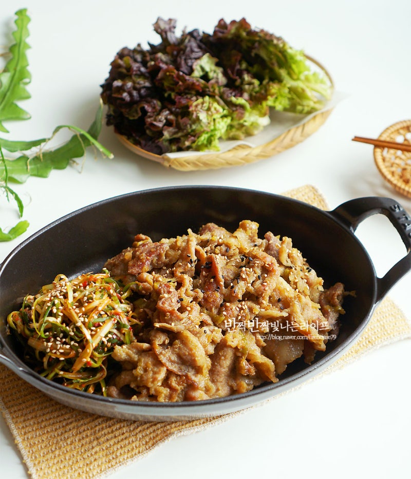 백종원 간장돼지불고기 양념 실패없는 돼지고기 간장불고기 간장제육볶음 네이버 블로그