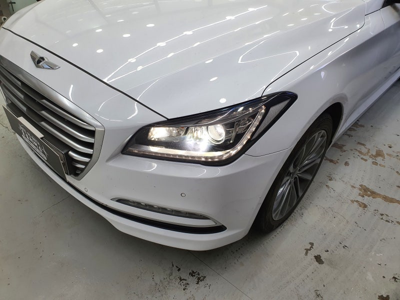 제네시스 DH G80 D3S HID 제논램프 전조등 라이트 밝기개선 솔라룩스 D1S 광량업그레이드 한번에 완전 만족 : 네이버 블로그