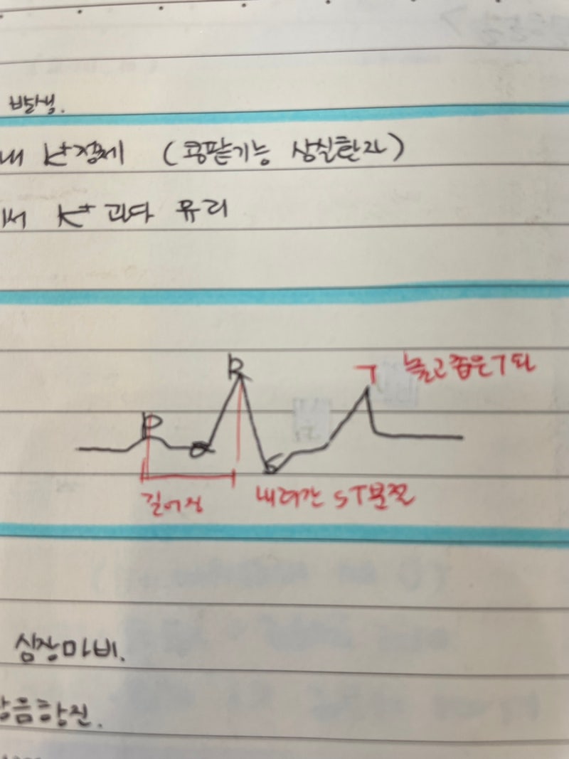 고칼륨혈증hyperkalemia 환자 원인 검사 증상과 간호 치료방법 공부하기고칼륨환자 식이 네이버 블로그