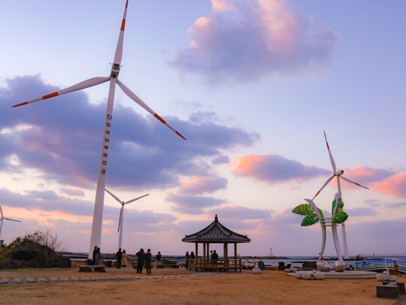 제주 신창풍차해안도로 싱계물공원 제주도 서쪽 일몰 명소 네이버 블로그
