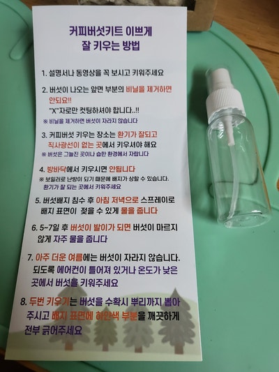 커피버섯키트 집에서 느타리버섯 키우기 초등학생 반려버섯 키우기 네이버 블로그