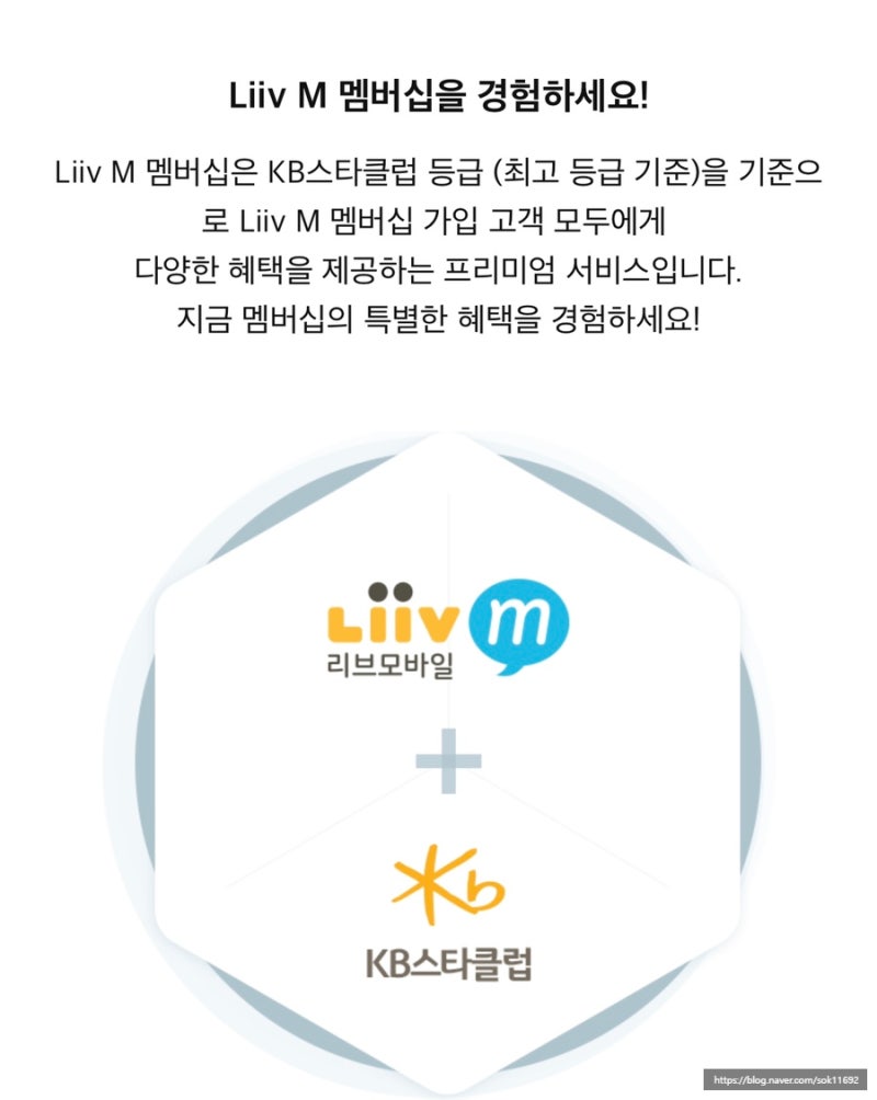 Kb 리브모바일liiv M 리브엠 멤버십 혜택 네이버 블로그