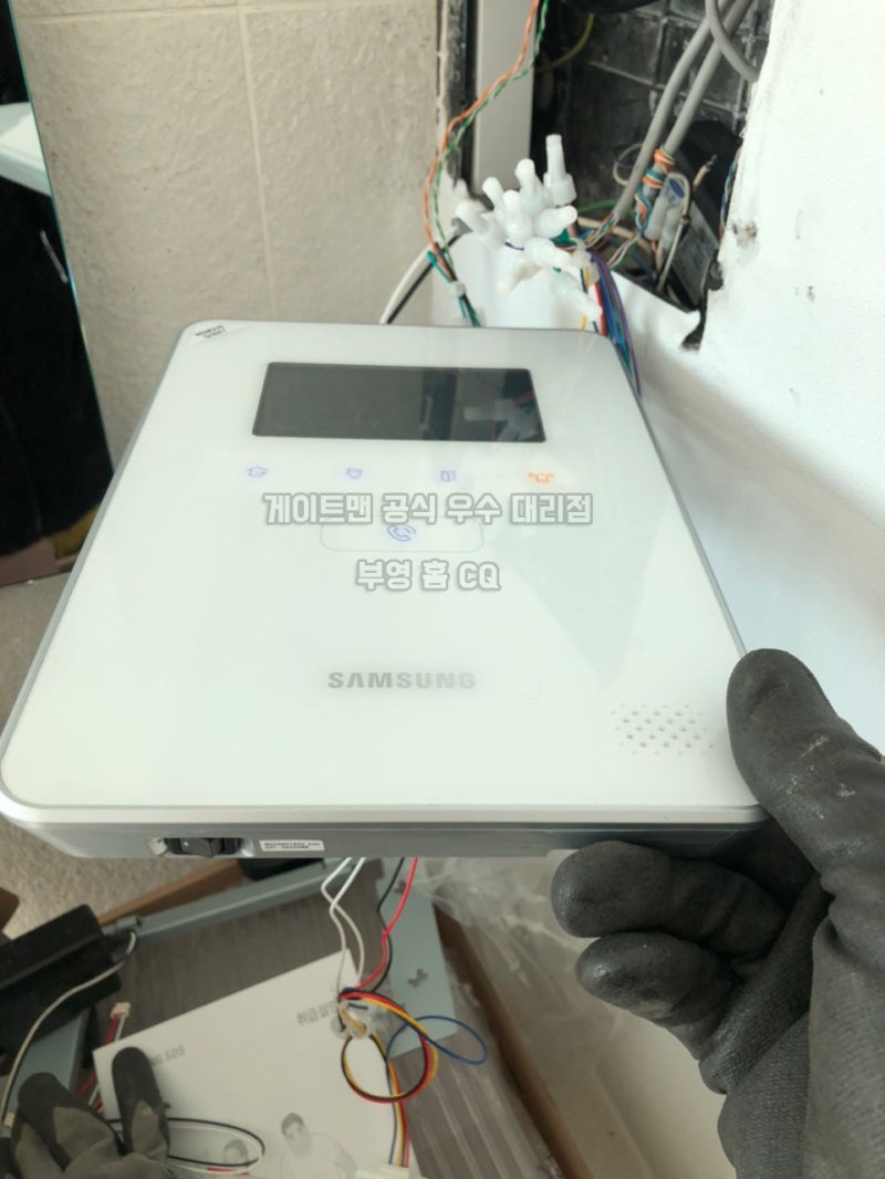 강남구 대치동 비디오폰/ 대치 삼성 래미안 삼성 비디오폰 SHT-3625 / 아이콘트롤스 도어록 IDL-300 베스틴 설치 시공 사례입니다. : 네이버 블로그