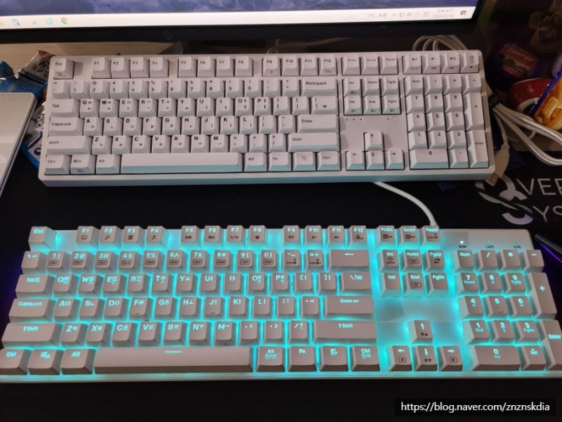 [내돈내산]키보드 성애자가 추천하는 가성비 블루투스 게이밍 키보드 추천 (앱코 KN10BT vs 콕스 CK450) : 네이버 블로그