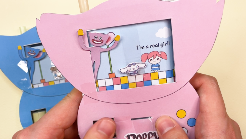 파피플레이타임 종이게임기 만들기! DIY Poppy Playtime paper game machine : 네이버 블로그