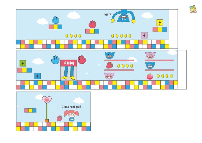 파피플레이타임 종이게임기 만들기! DIY Poppy Playtime paper game machine : 네이버 블로그